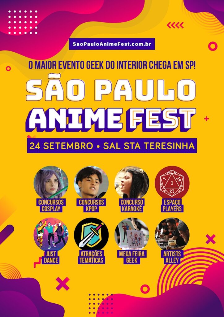 Anime Fest chega na cidade de São Paulo em Setembro - Mundo Cosplayer